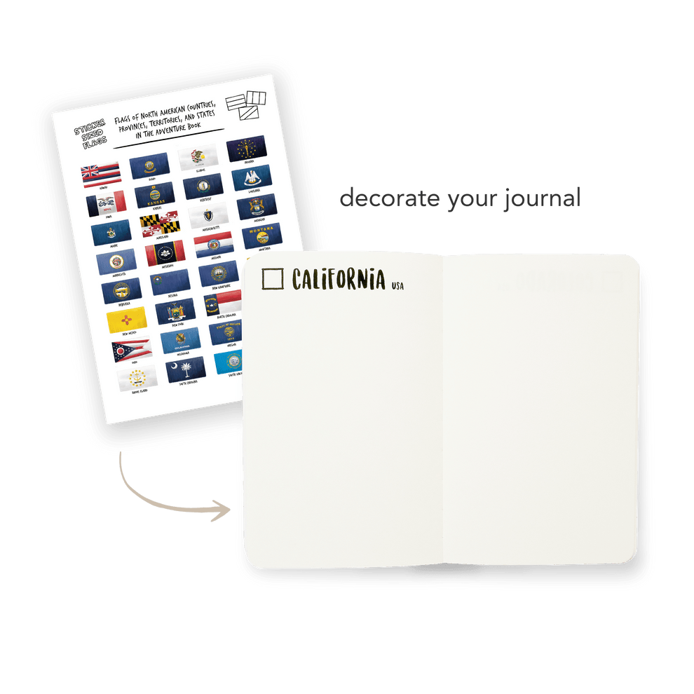 Printable North America Flags Set (Digital Download) – The Adventure Book